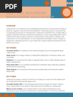 Sleep Hygiene Teen Handout | PDF | Sleep | Adolescence