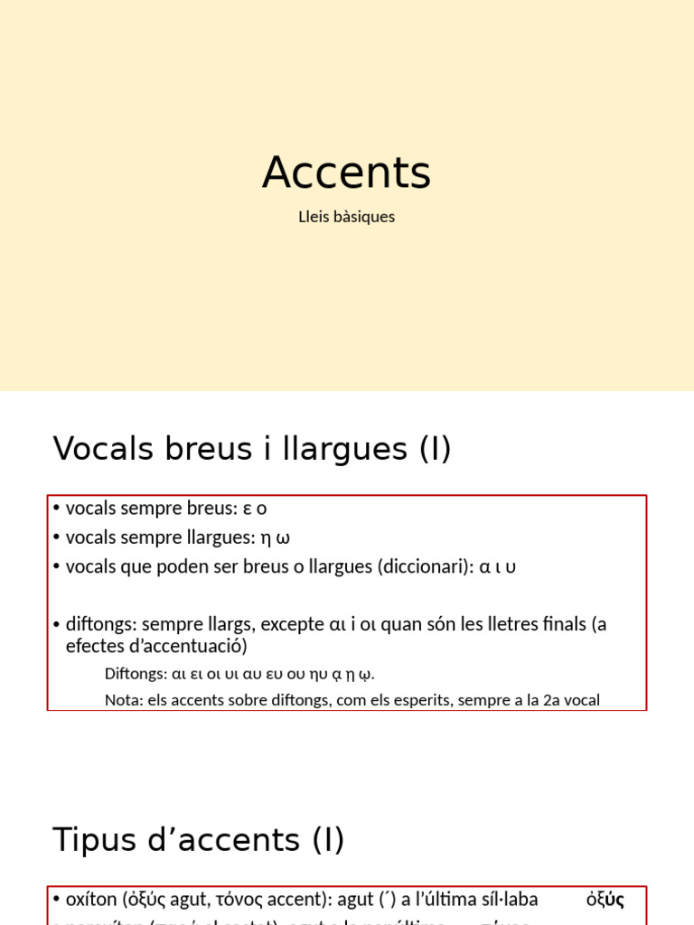 Accents | PDF
