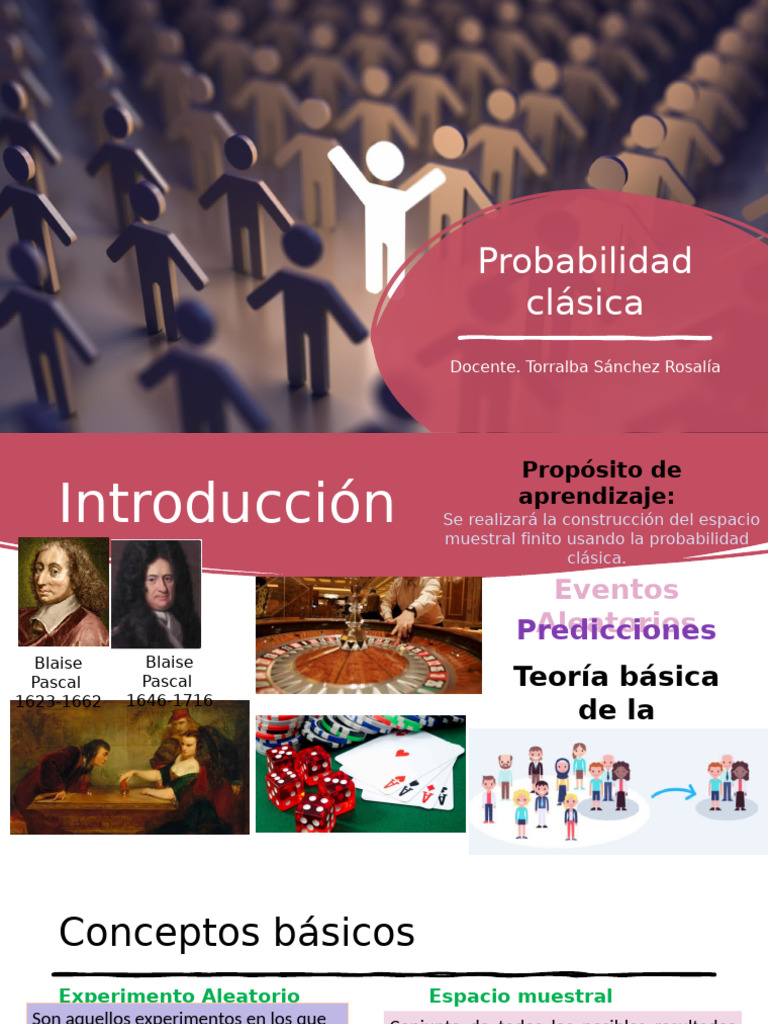 Clase 6_Probabilidad clásica | PDF | Teoría de probabilidad | Conceptos ...