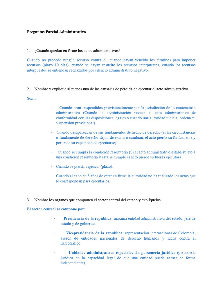 Simulacro Parcial Admin | PDF | Apelación | Estado (política)