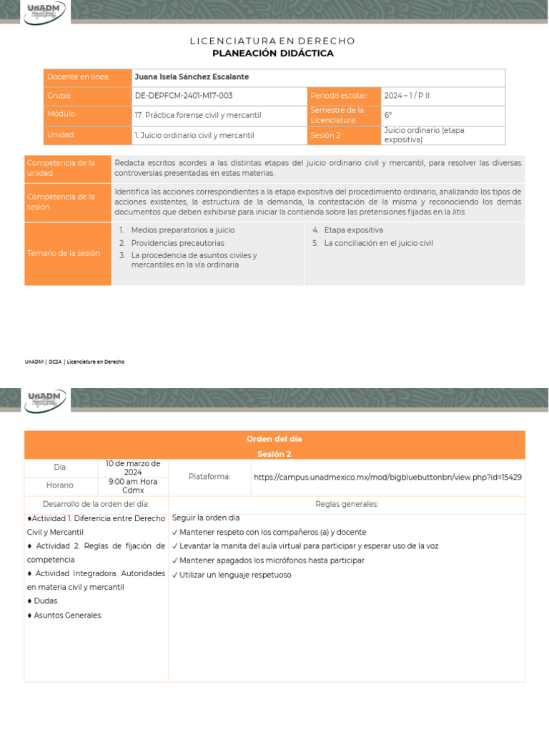 M17 - S2 - PD - Juana Isela Sánchez Escalante | PDF | Demanda judicial ...