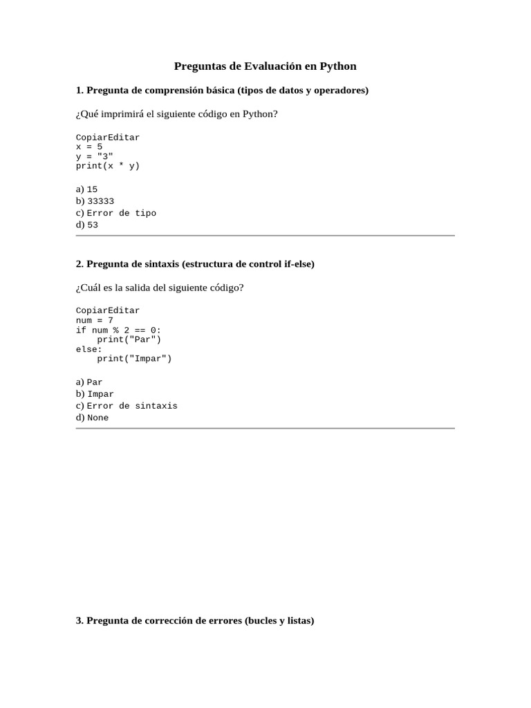 Taller Revisando Codigo en Python | PDF | Python (lenguaje de programación) | Software