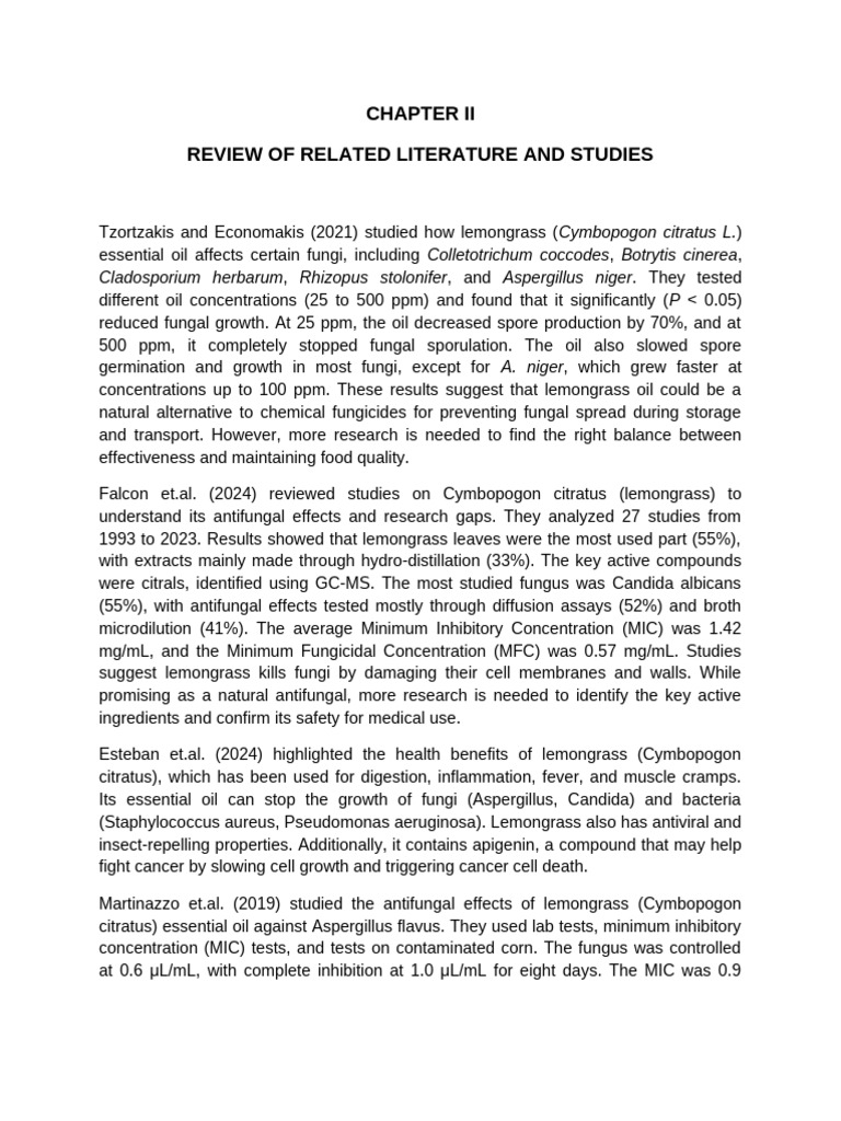 Review of Related Literature and Studies 2 | PDF | Organisms | Fungus