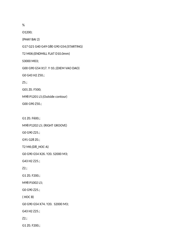 G-Code_Bai Trãi | PDF