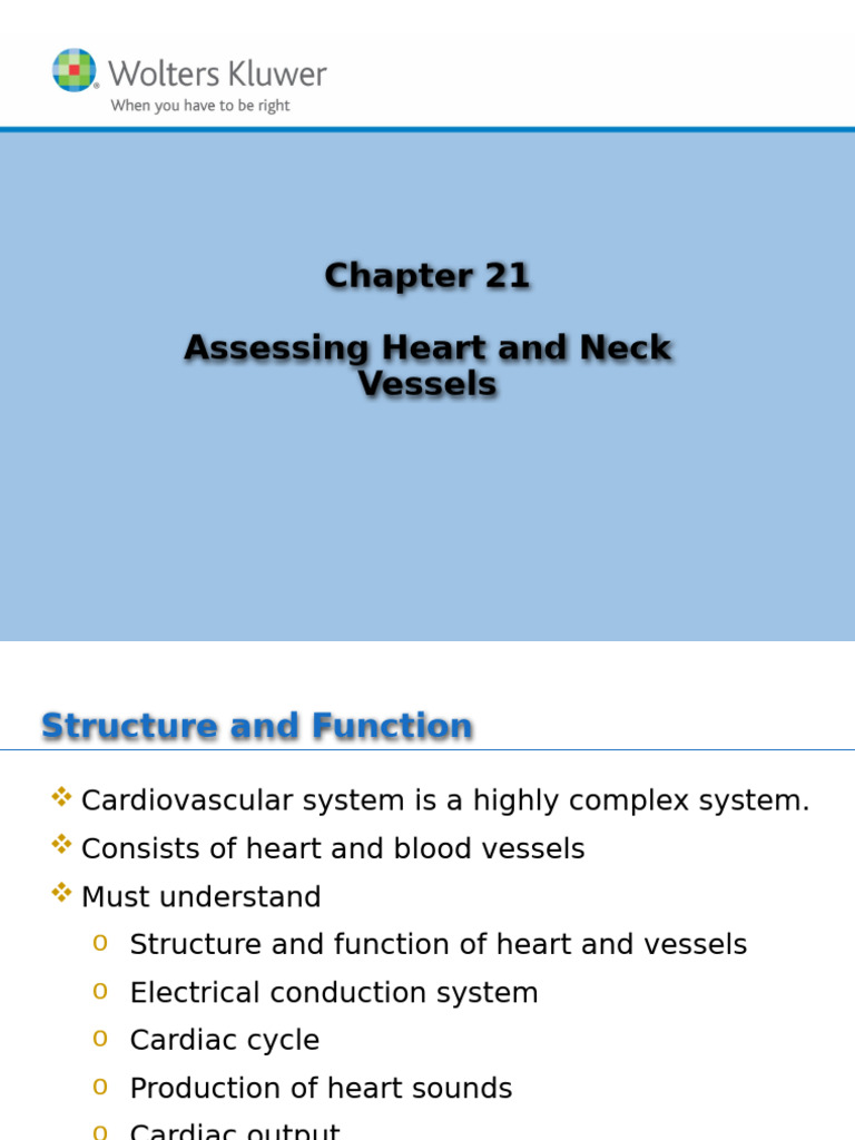 Assessing Heart and Neck Vessels | PDF | Heart Valve | Heart