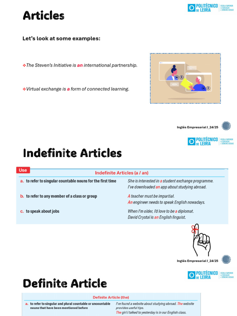 Understanding Articles in English | PDF