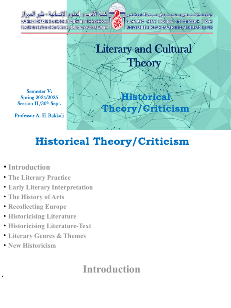 II Literary and Cultural Criticism-Historical Theory | PDF | Liberal ...