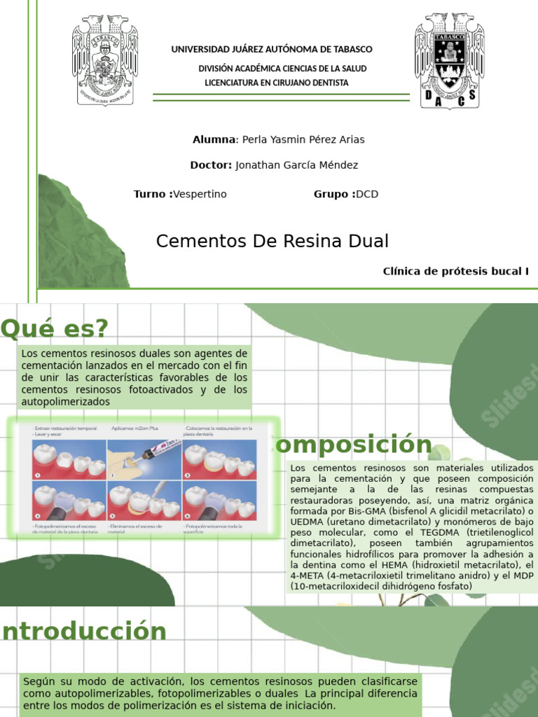 Cemento Resina Dual - Perla Yasmin - 212e74148 | PDF | Esmalte de ...