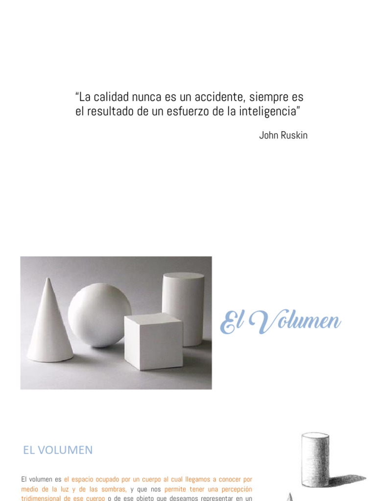 Volumen y Claroscuro en Dibujo | PDF | Sombra | Dibujo