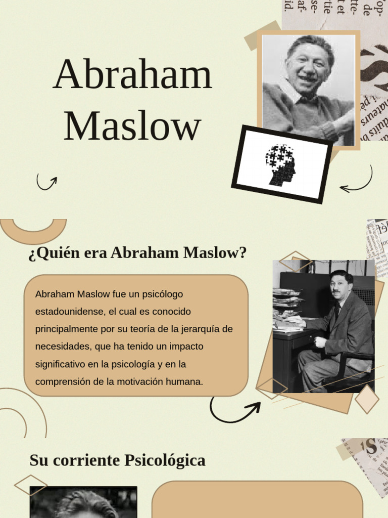 Abraham Maslow | PDF