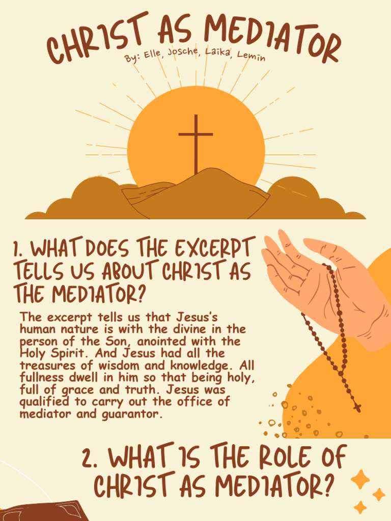 Christ as Mediator Explained | PDF