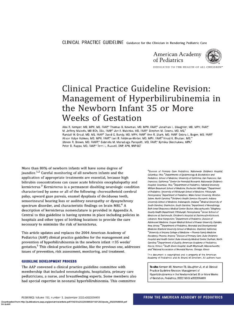 Ictericia Neonatal | PDF
