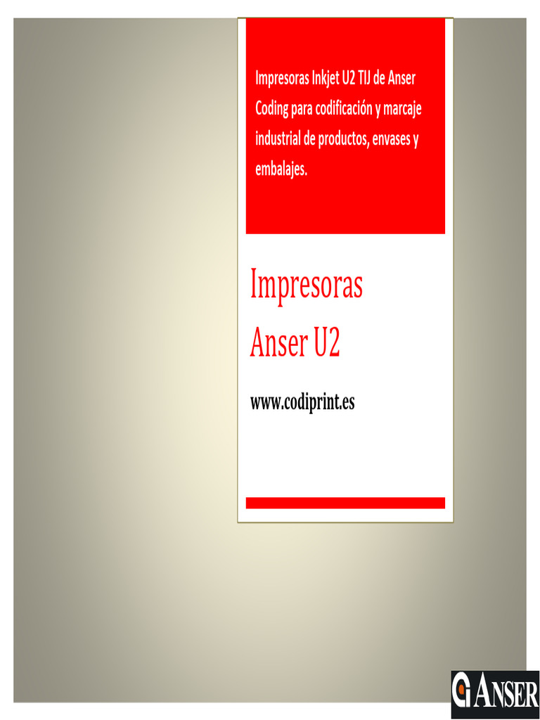 Catalogo Codiprint Anser U2 | PDF | Impresora (Computación) | Diodo ...