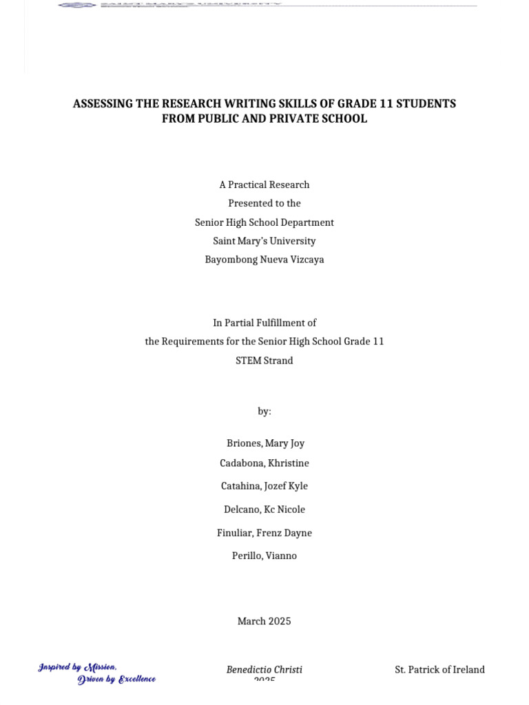 GROUP 2 - Final Manuscript | PDF | Survey Methodology | Essays