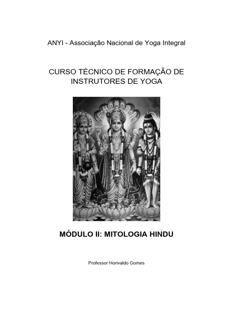 Módulo 2 - Mitologia Hindu - Apostila | PDF | Shiva | Krishna