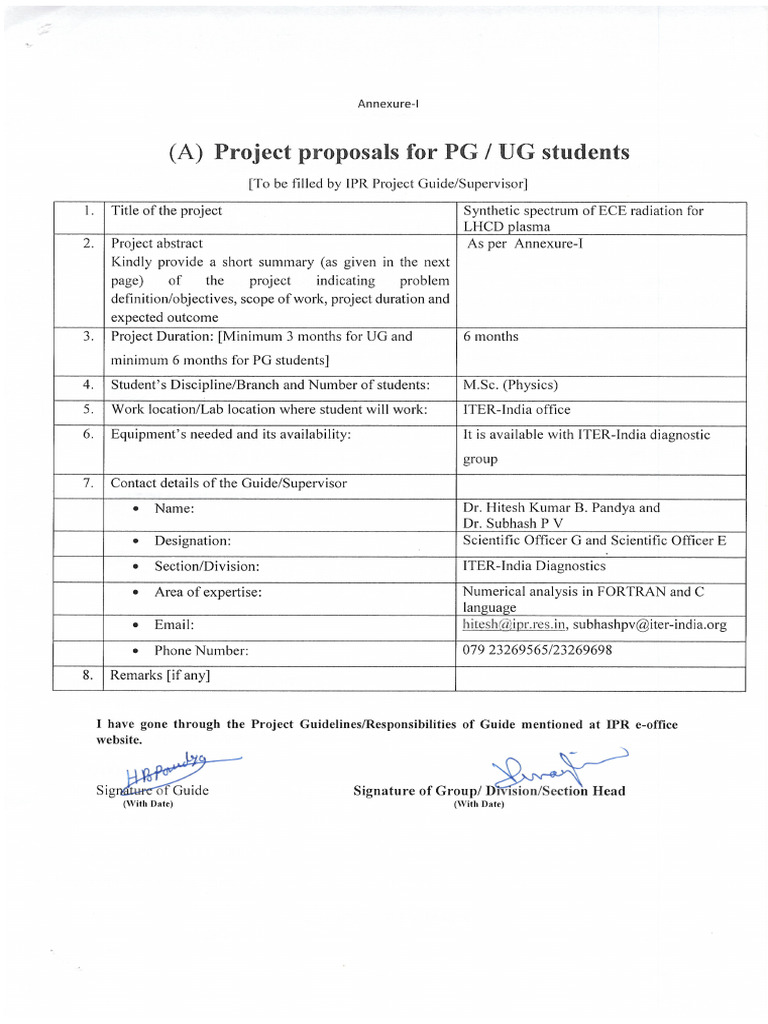 PHY-16-Project For MSC Student | PDF
