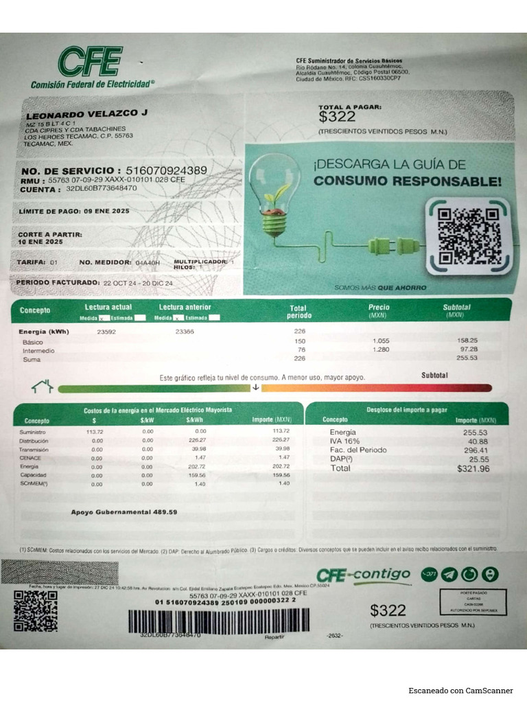 Comprobante de Domicilio | PDF