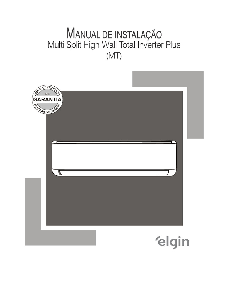 Manual Manual Instalacao MT Multi Split Total Inverter Plus Rev04 2 | PDF