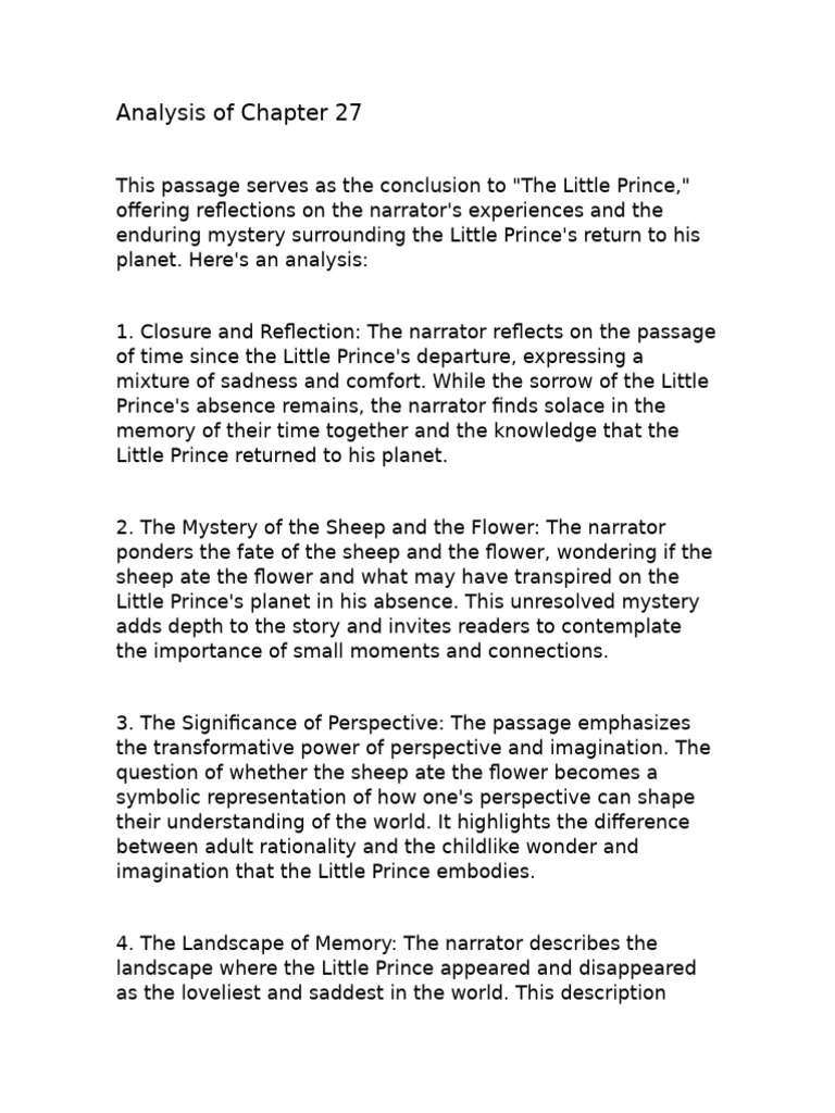 Chapter 27: Reflections and Mysteries | PDF