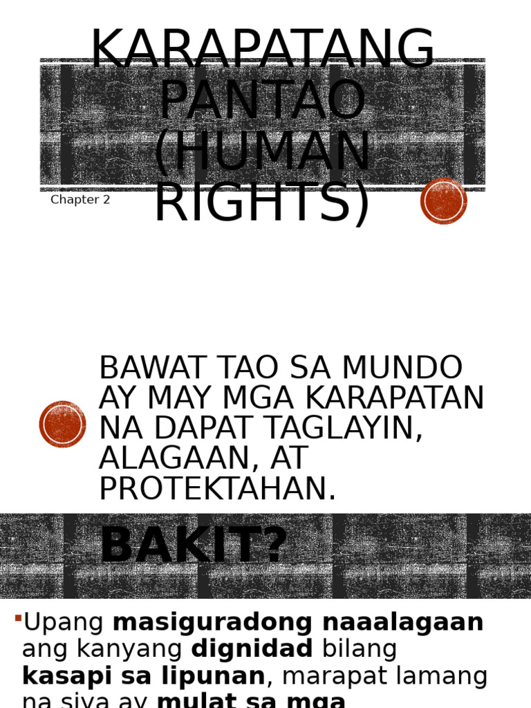 Karapatang Pantao | PDF