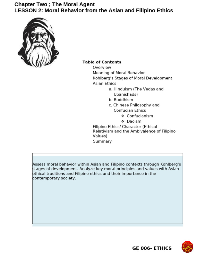 Ethics Module Chapter 2 Lesson 3 Final 2024 2025 | PDF | Vedas | Upanishads