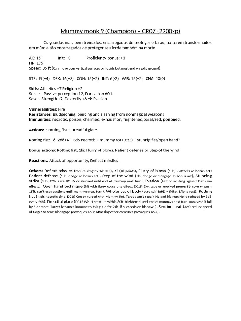 CR07 - Mummy monk | PDF