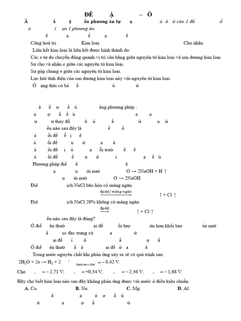 Đề Ôn Tập Ghk 2 Số 4 | PDF