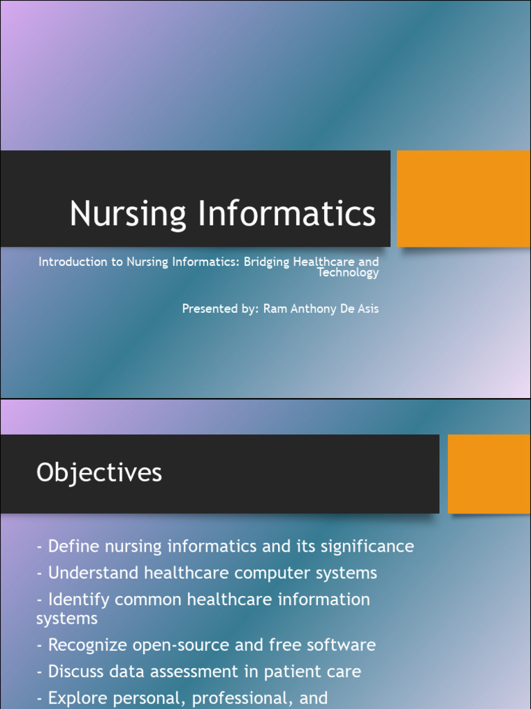 Nursing Informatics Presentation | PDF