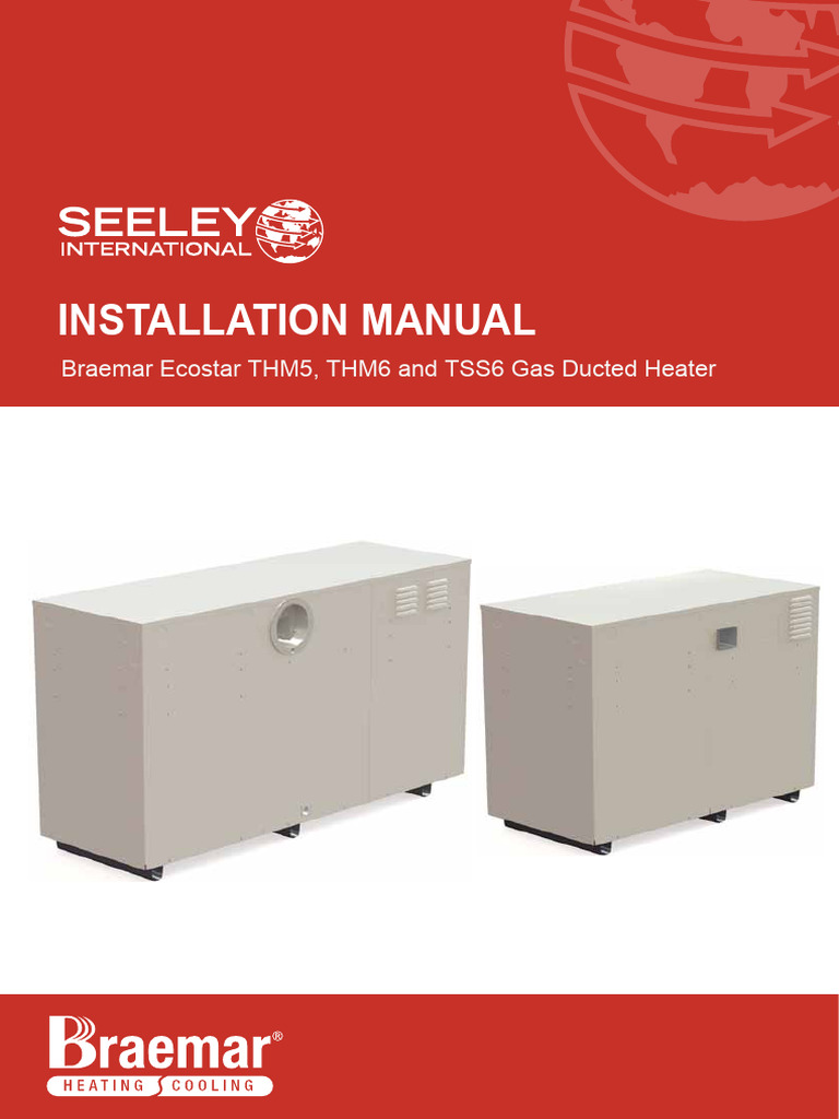 Braemar Ecostar THM5/THM6 Installation Guide | PDF | Duct (Flow) | Air ...