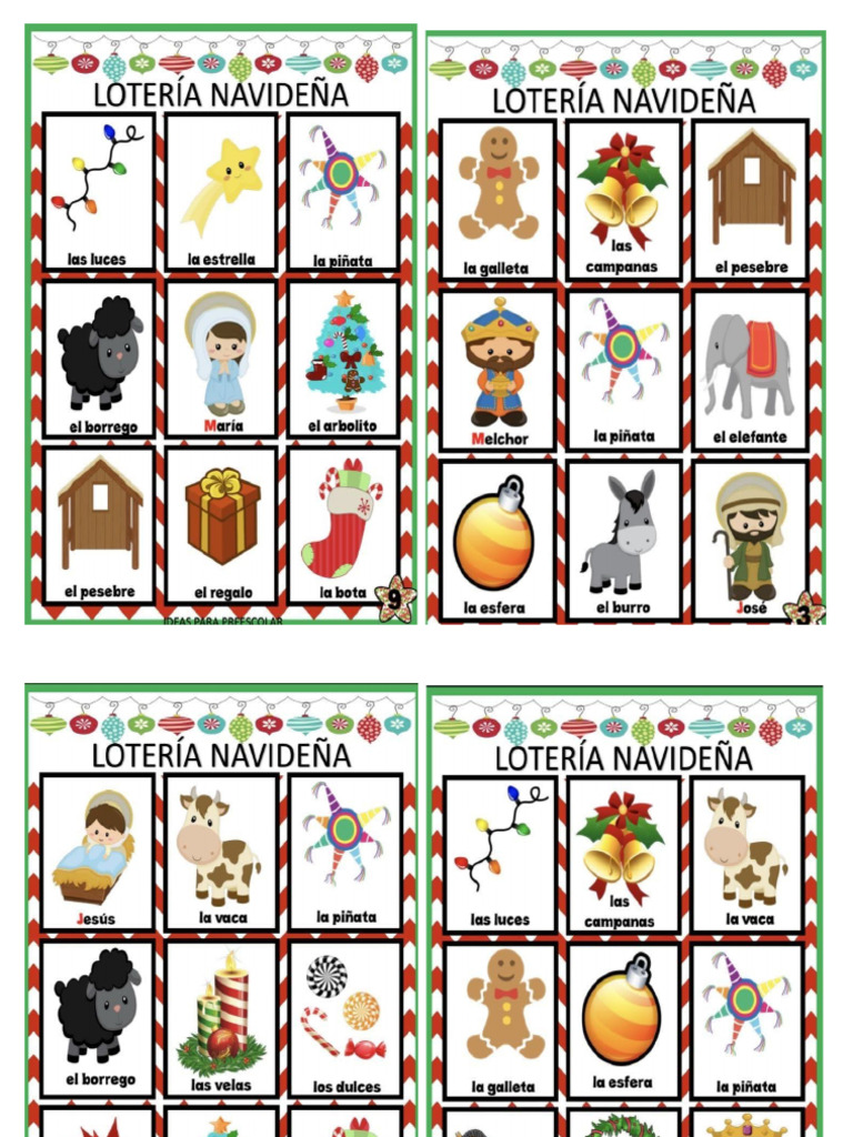 Loteria Navideña | PDF