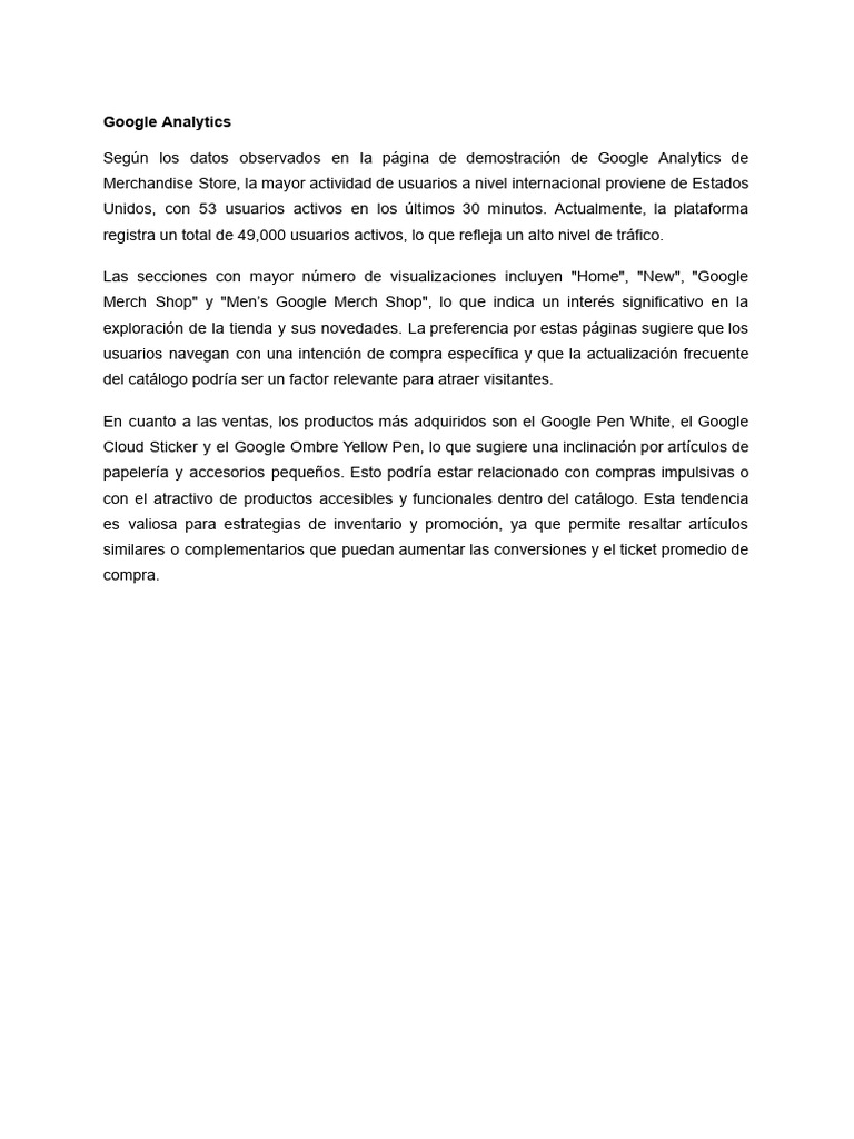Google Analytics | PDF