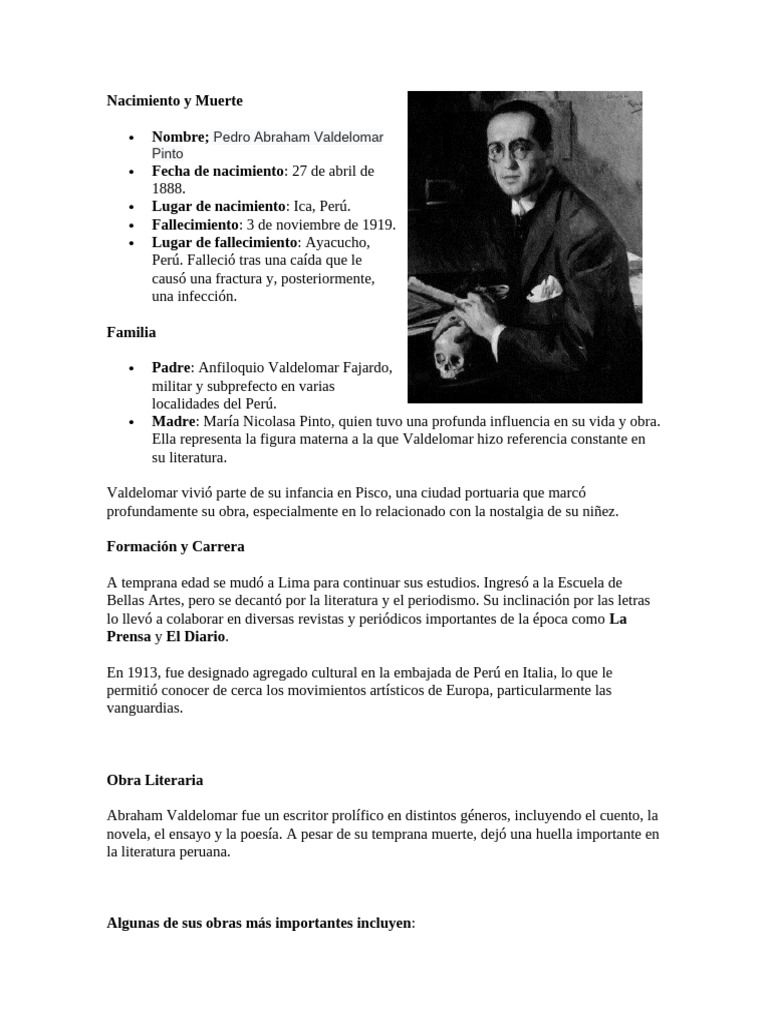 abraham valdelomar | PDF