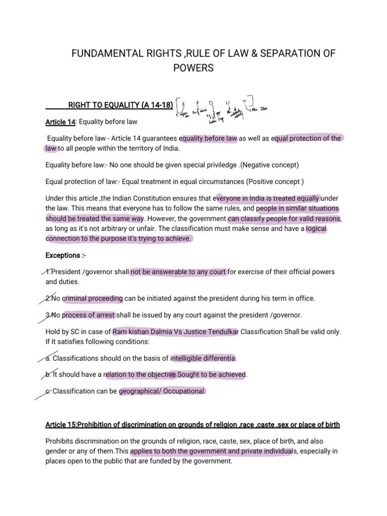 Fundamental Rights Consti #2-WPS Office | PDF | Detention (Imprisonment) | Rule Of Law
