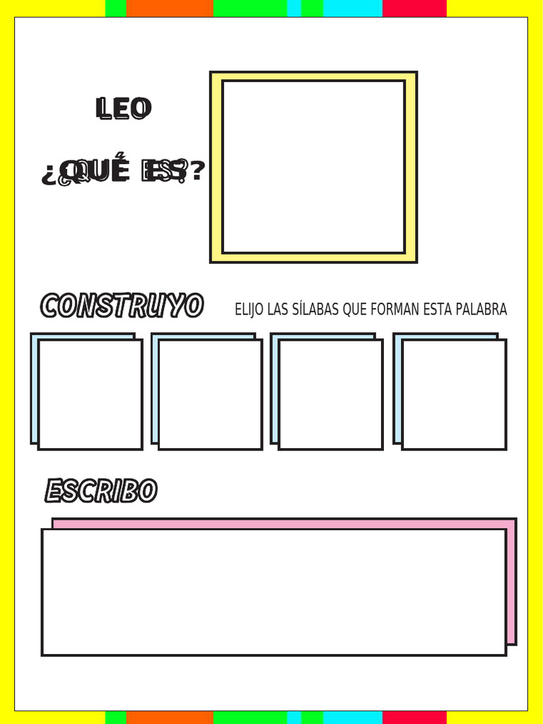 Leo Construyo y Escribo | PDF