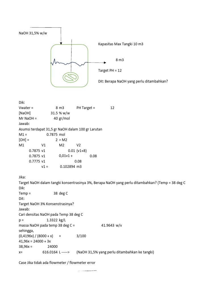 Latihan Soal Perhitungan MOL & PLANT (1) | PDF