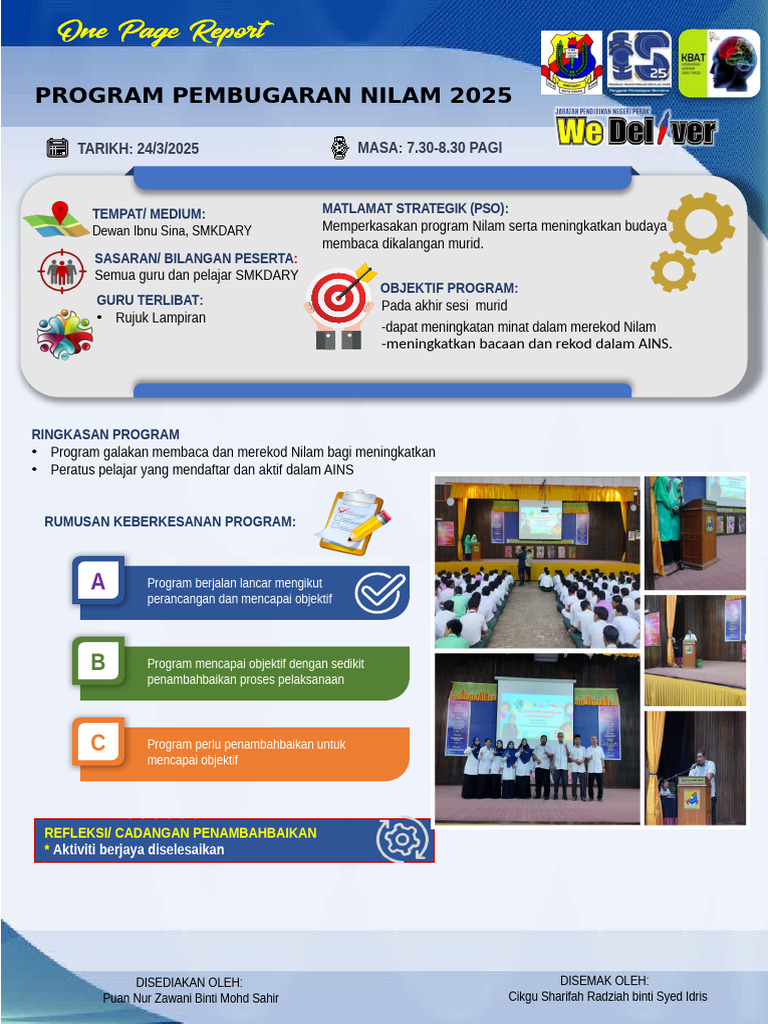 Opr Pembugaran Nilam 24 Mac 25 | PDF