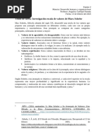Jerarquía de Valores según Max Scheler | PDF | Ciencias del ...