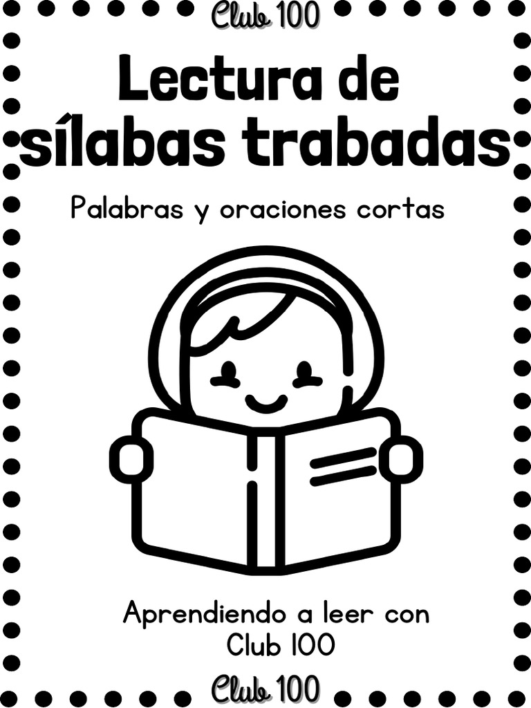Lectura de Silabas Trabadas - Palabras y Oraciones. | PDF