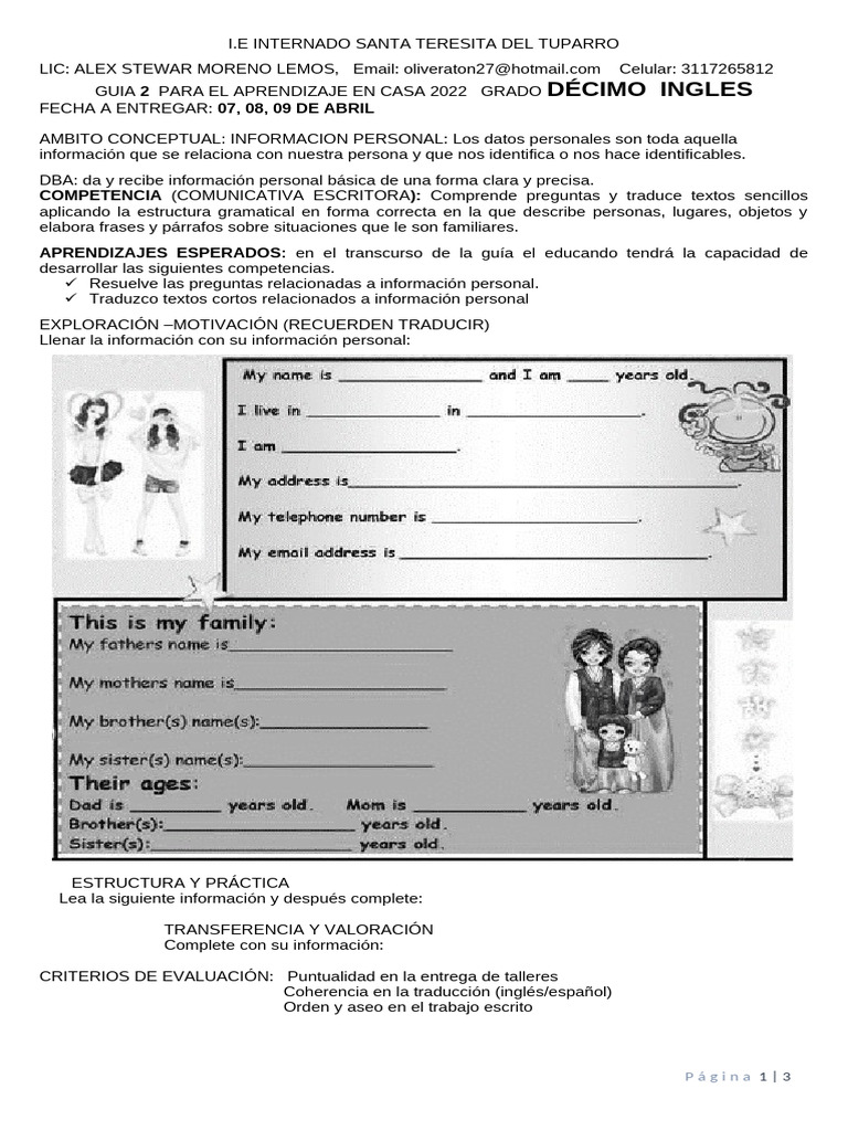 Guia Decimo Ya | PDF