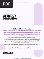 Fórmulas de Demanda y Oferta en Economía | PDF