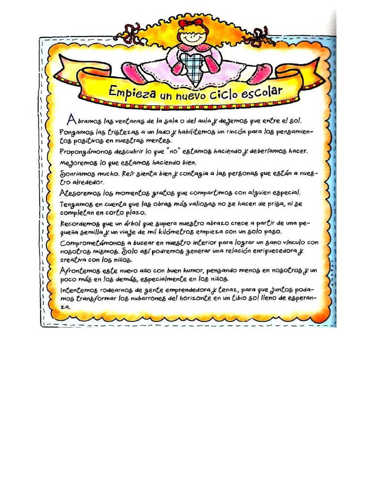 Cartel de Saludo | PDF