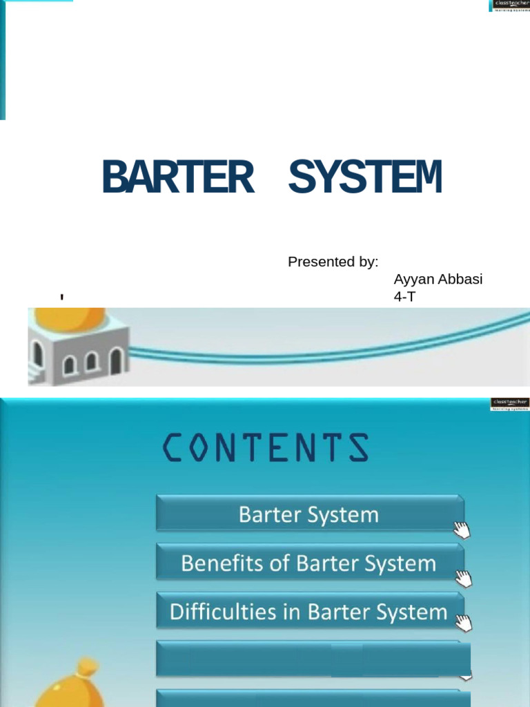 Barter System | PDF
