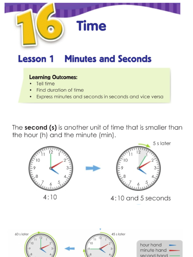 Time Grade 4 | PDF