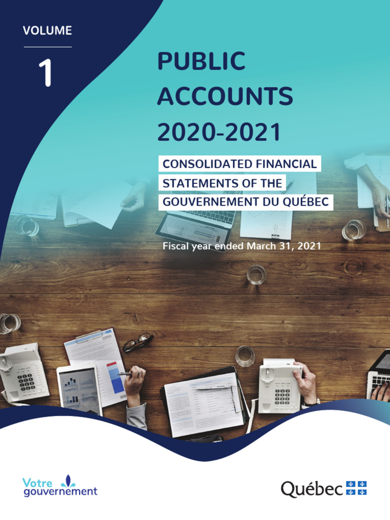 Financial Statements Gov Quebec | PDF | Government Budget Balance | Taxes