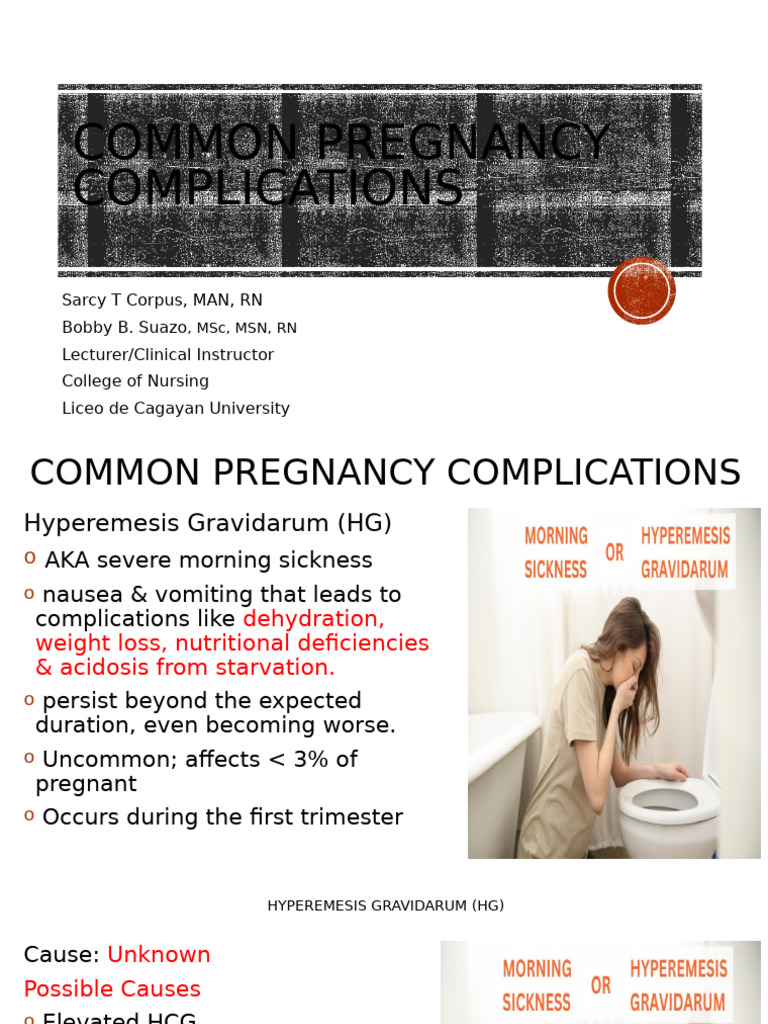 Common Pregnancy Complications | PDF | Kidney | Diseases And Disorders