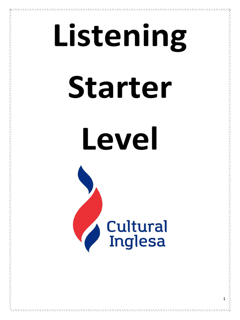 Listening Starter Book 2022 | PDF