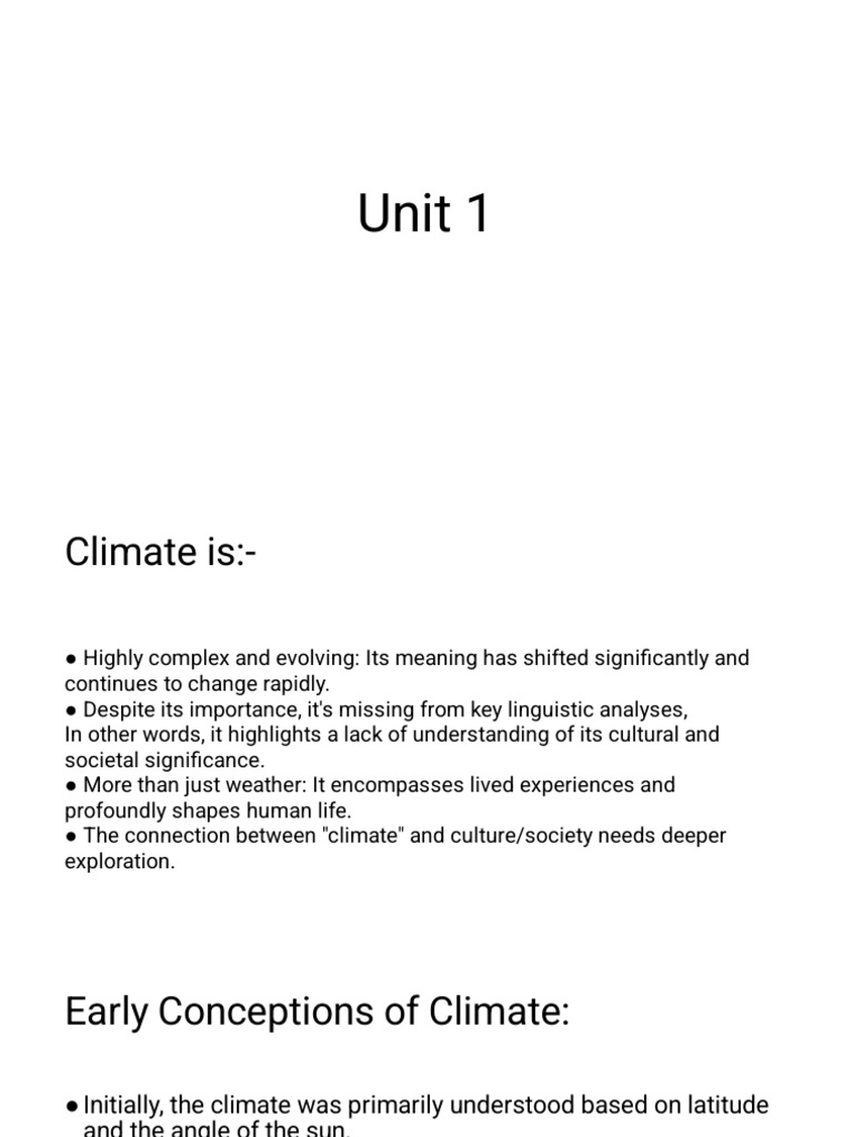 Exploring Climate's Cultural Impact | PDF | Human Impact On The ...