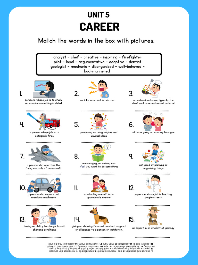 Everyday Objects Vocabulary Worksheet | PDF