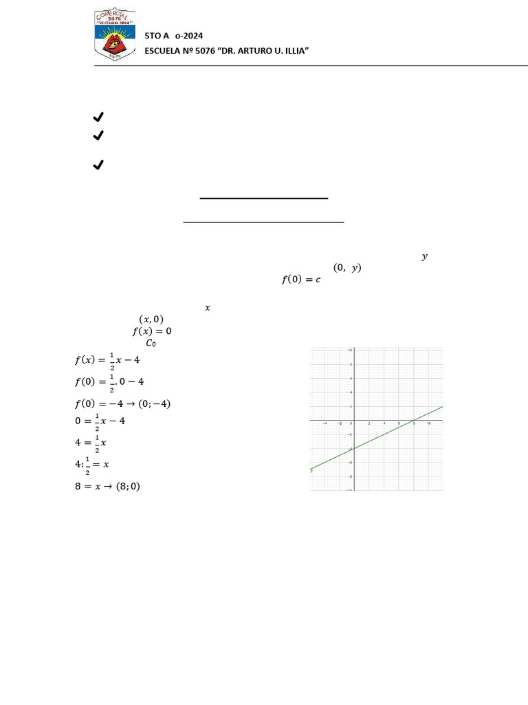 5to Año-TP9 Funciones 2da Parte - MATEMATICA | PDF | Función (Matemáticas) | Sistema de ...