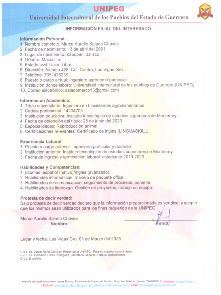 Salado Chávez Marco Aurelio 2 | PDF